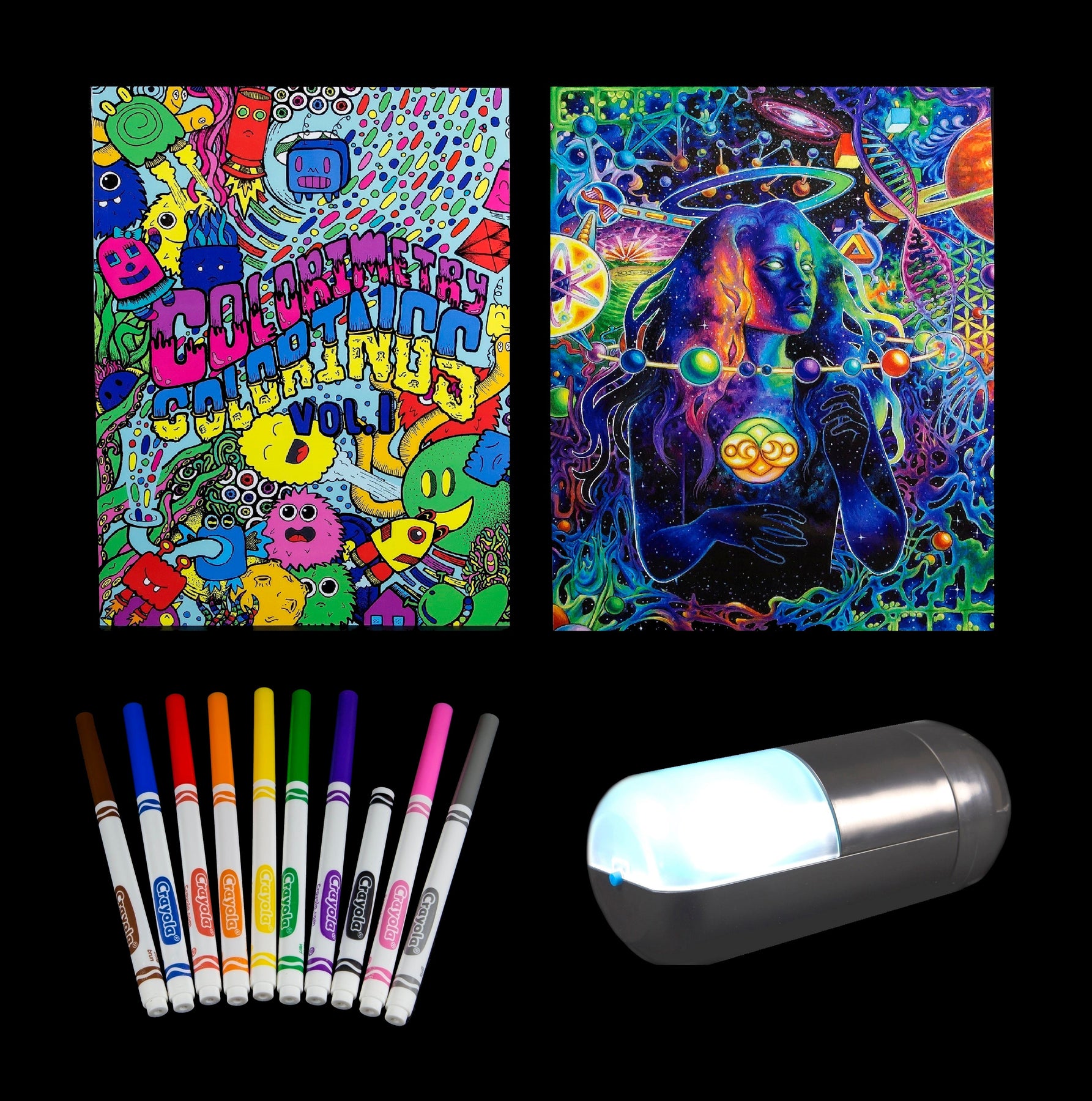 Colorizer + 1 Visuals + 1 Coloring Book – Colorimetry Lights