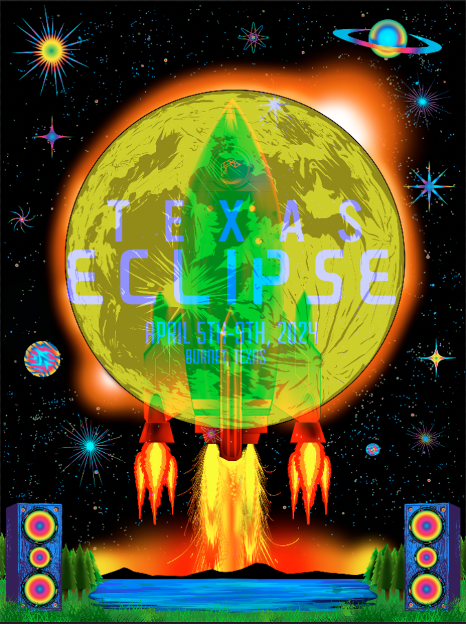 Texas Eclipse Poster – Colorimetry Lights