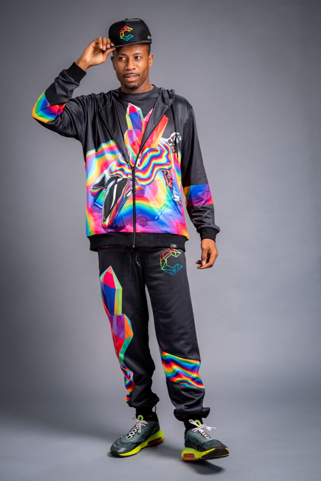 Crystallization Reversible Hoodie – Colorimetry Lights