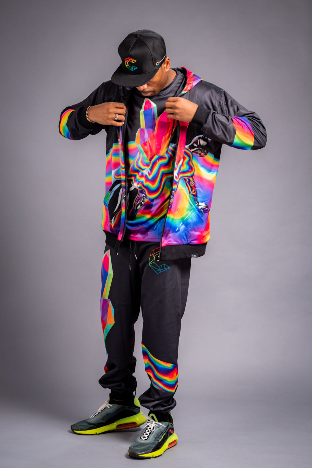 Crystallization Reversible Hoodie – Colorimetry Lights
