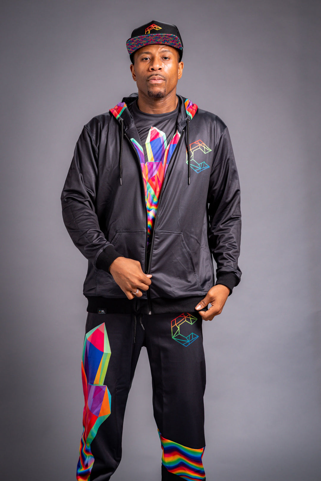 Crystallization Reversible Hoodie – Colorimetry Lights