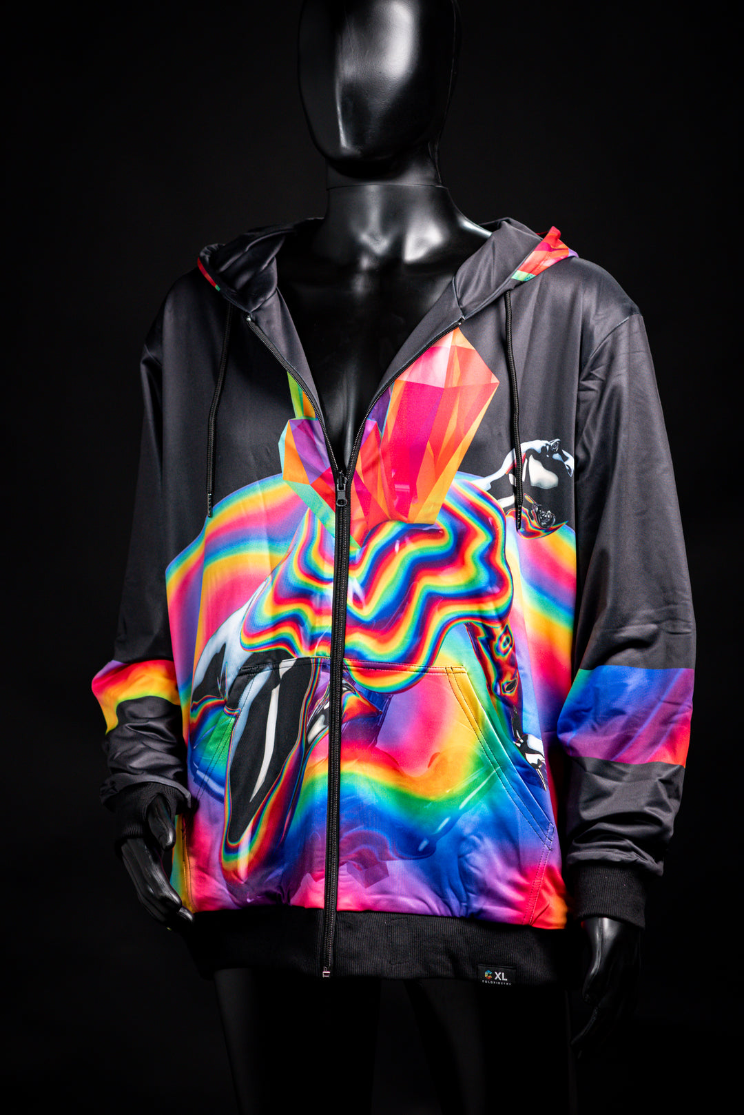 Crystallization Reversible Hoodie – Colorimetry Lights